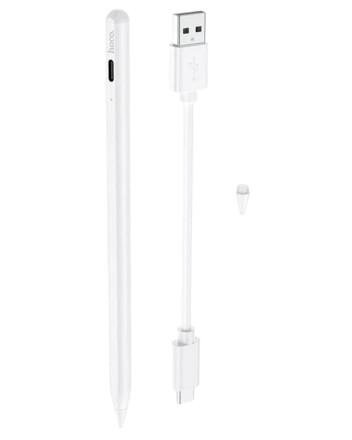 Стилус Hoco GM102 Smooth series active anti-mistake touch capacitive pen for iPAD, белый