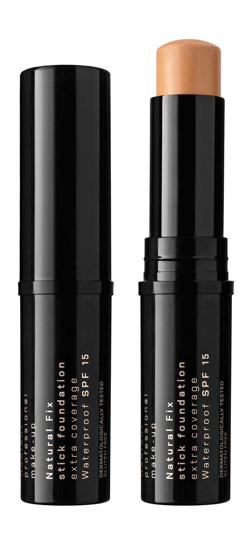 RADIANT PROFESSIONAL MAKE-UP Тональный стик Natural Fix X-Cover Stick Foundation стойкий SPF 15, 8,5 г, 03 Песочный