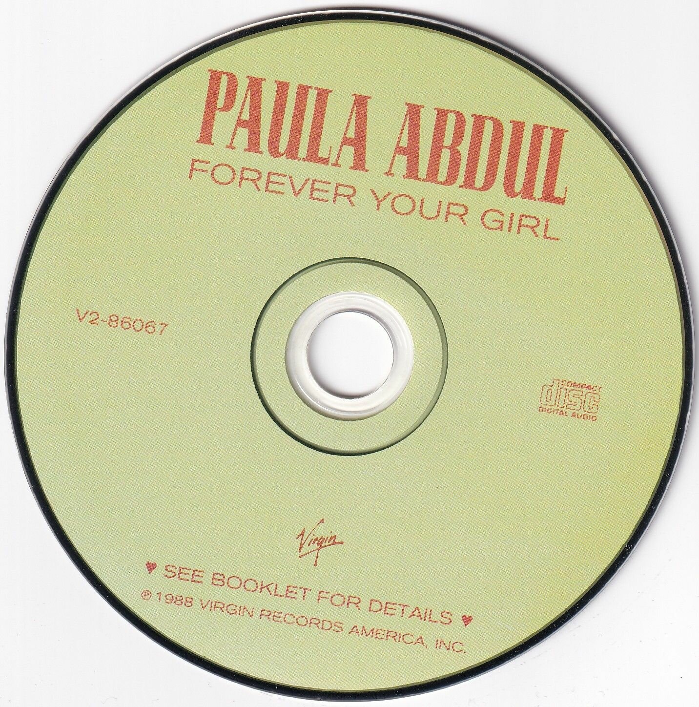 Paula Abdul - Spellbound, 1991, 4-page, CD-Аудио — фото 1