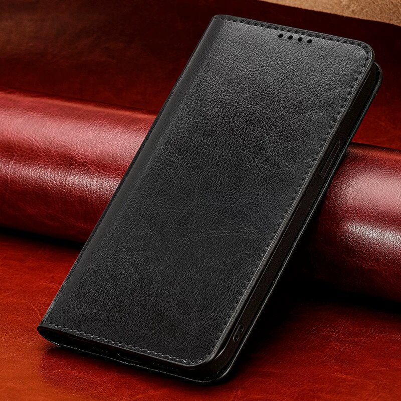 Чехол из натуральной кожи для OnePlus Ace 6T 5 шт. Черный цвет для защиты телефона