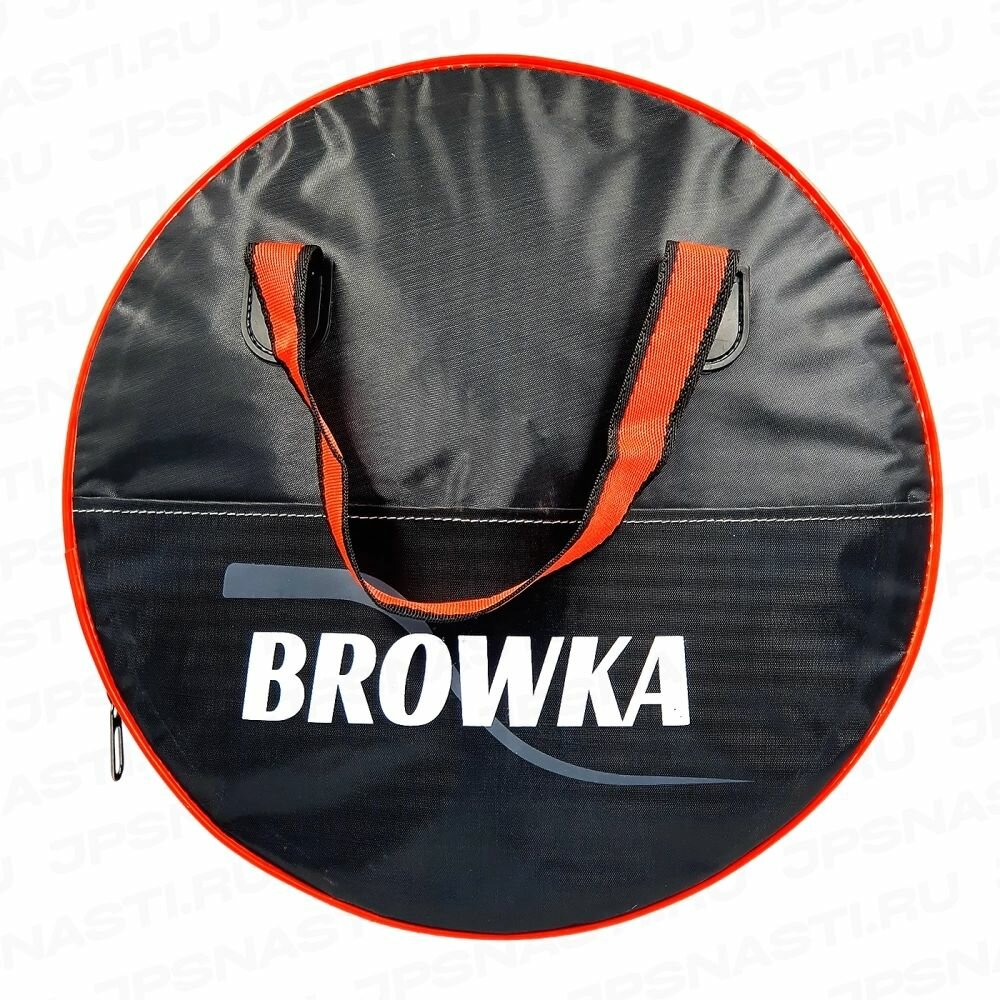 Рыболовный садок для хранения рыбы Browka (с молнией), 45 см (круглый), 3 метра / Аксессуары и принадлежности для рыбалки