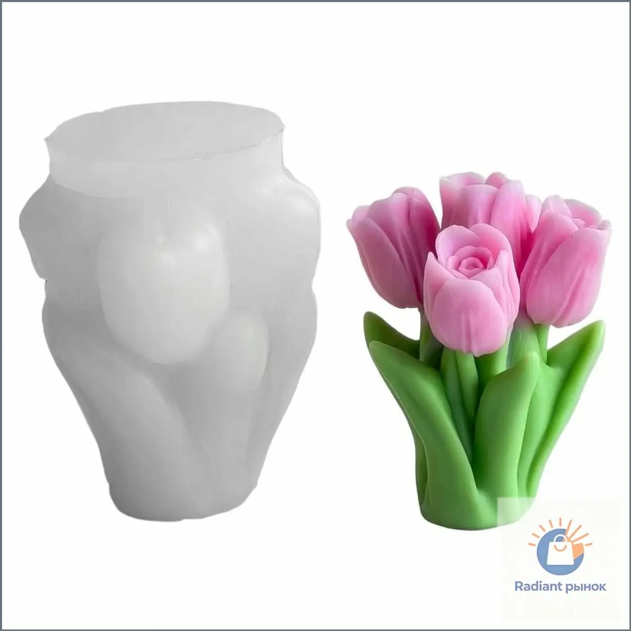 Силиконовые формы для изготовления свечей, - 5273