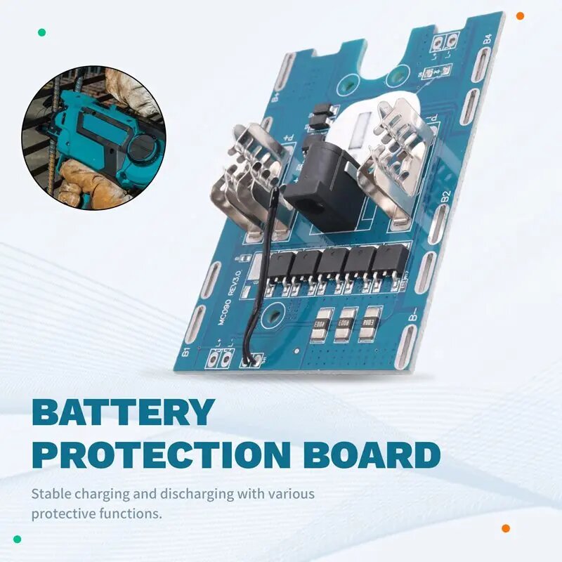 Защитная плата для аккумулятора Makita 5S 21V 25A