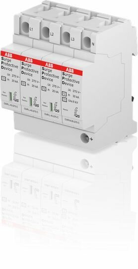 Ограничитель перенапряжения УЗИП ABB OVR T2 3N 40 275P QS