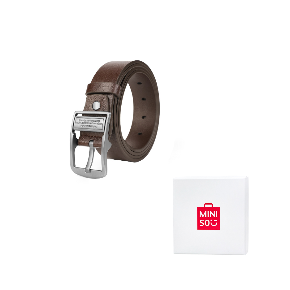 Miniso ПУ (полиуретан) Искусственная кожа Сплав Кожаные ремни Мужской 3,5 4 120cm