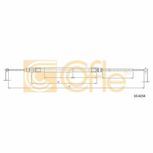 Трос ручного тормоза Cofle 104234 для BMW 1 серия F20, F21, 2 серия F22, F87, F23
