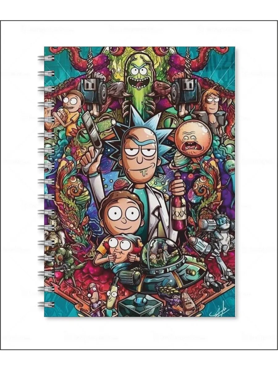 Тетрадь Рик и Морти - Rick and Morty
