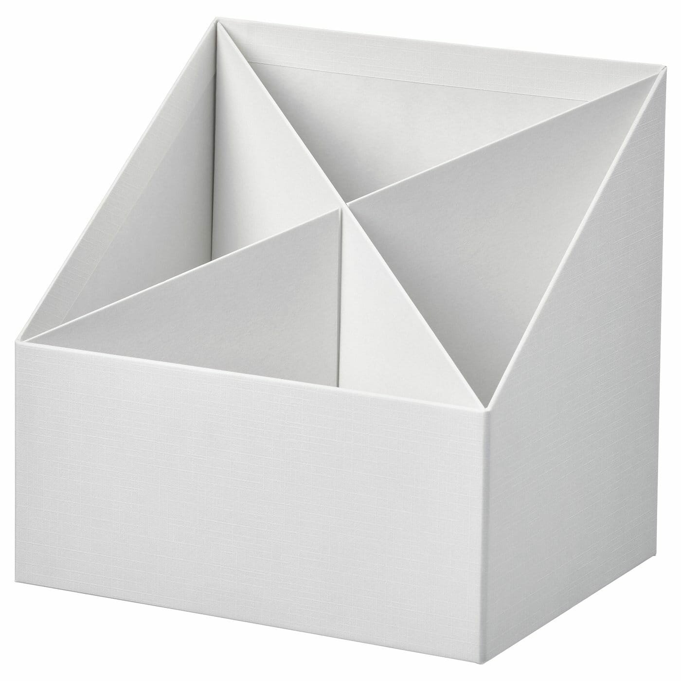 Органайзер настольный IKEA FJ DERHARV 505.968.99, белый, 16x16 см
