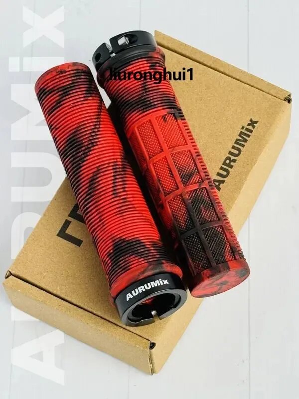 Велосипедные ручки AURUMix GRIP Lock 135 мм с алюминиевыми замками для MTB, BMX и самокатов