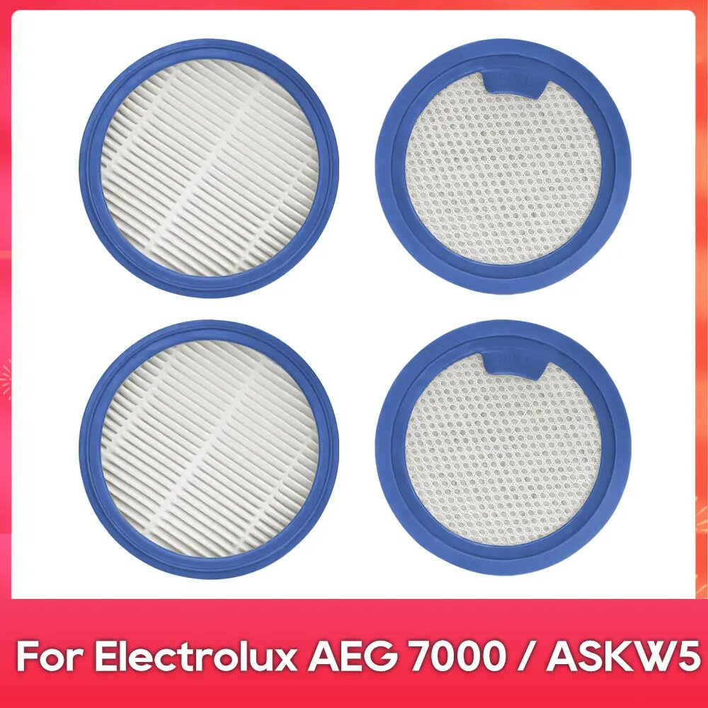 Фильтры и комплект гигиенического фильтра для пылесосов Electrolux AEG 7000 / ASKW5 / 2 Sets