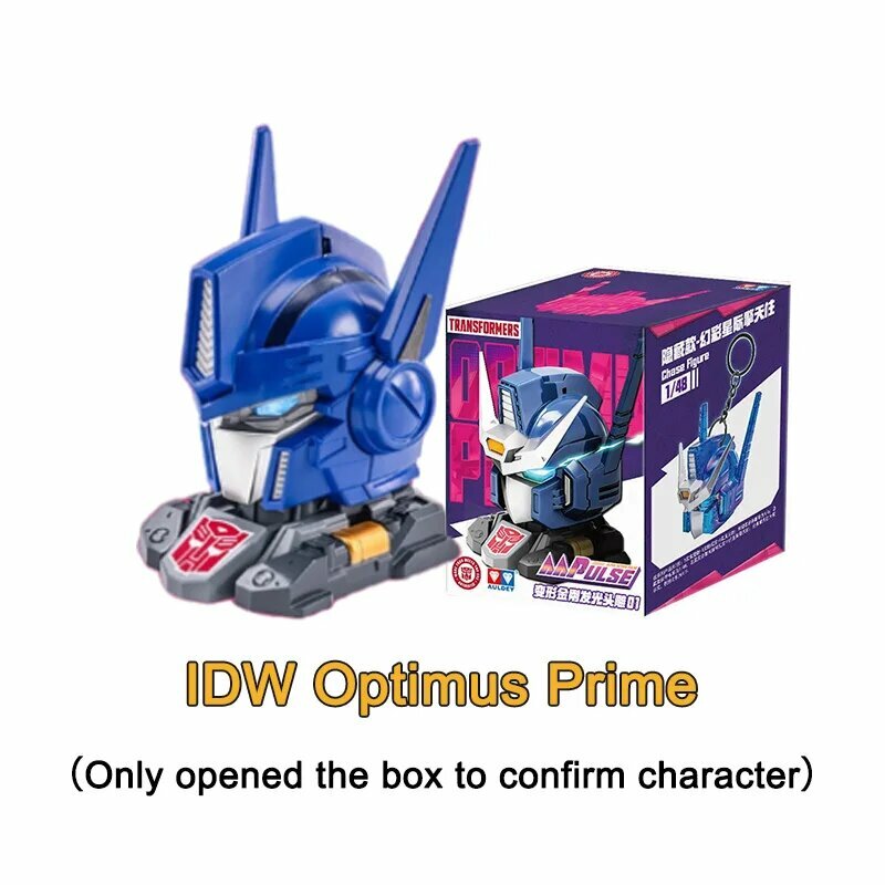 Фигурка головы Трансформера AULDEY AAP Оптимус Прайм Синий, IDW Optimus Prime