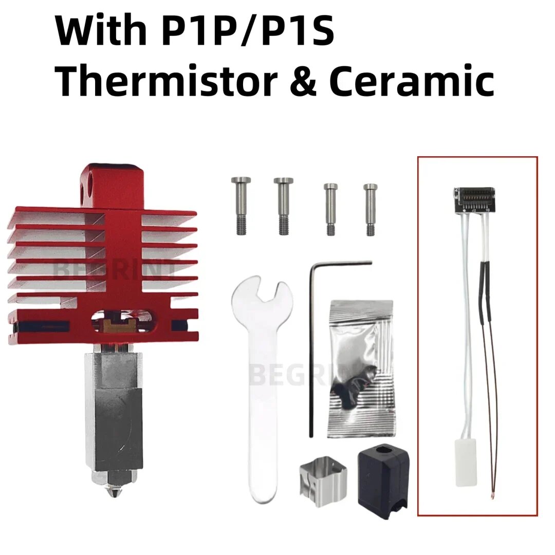 Hotend комплект P1P/P1S с термодатчиком и керамикой