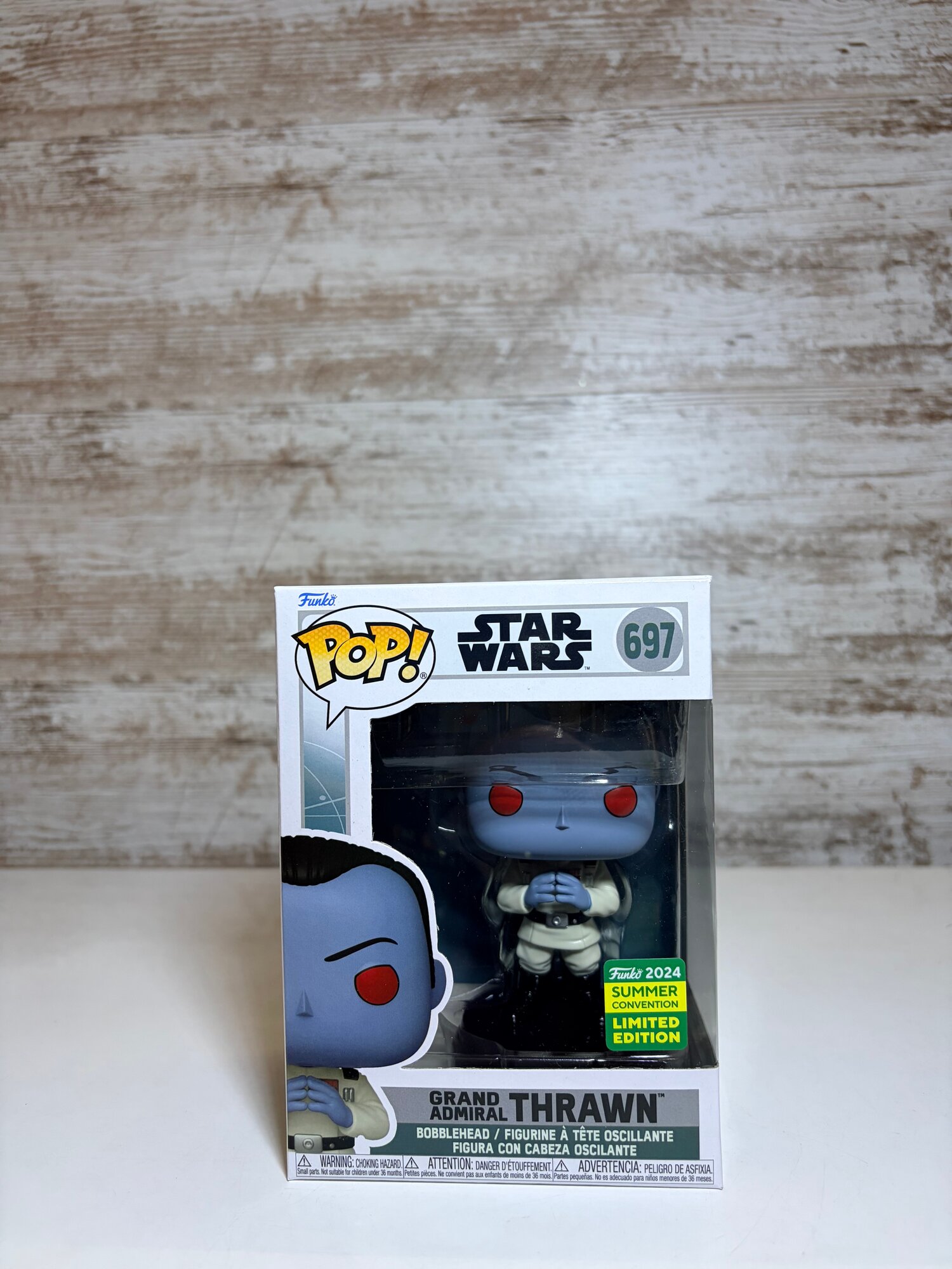 Funko pop Гранд-адмирал Траун, Звездные Войны, Grand Admiral Thrawn, Star Wars, Limited Edition, 10 см от Funko