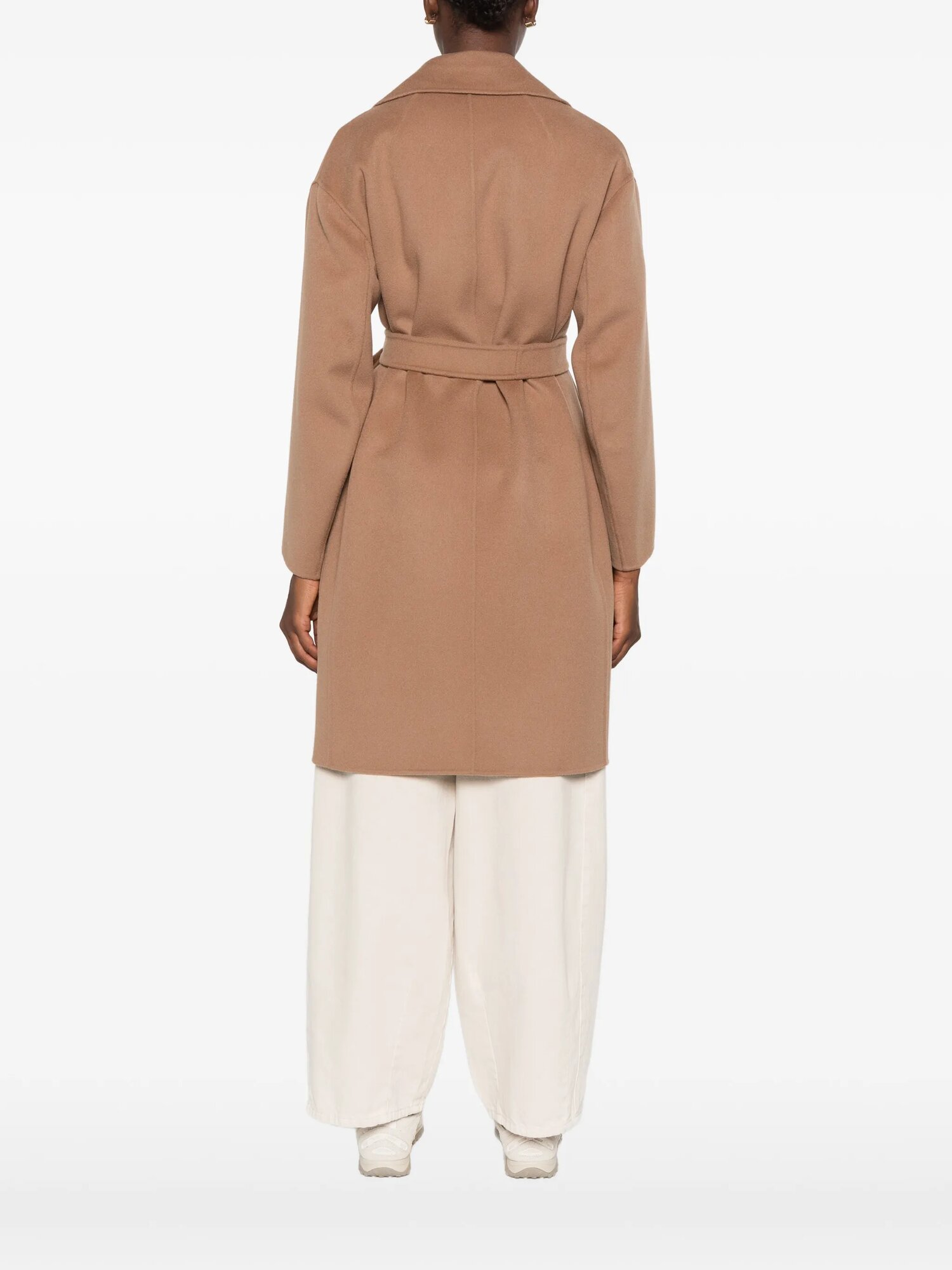 Пальто Max Mara Velo belted notch-lapel coat, размер 38, разноцветный — фото 1