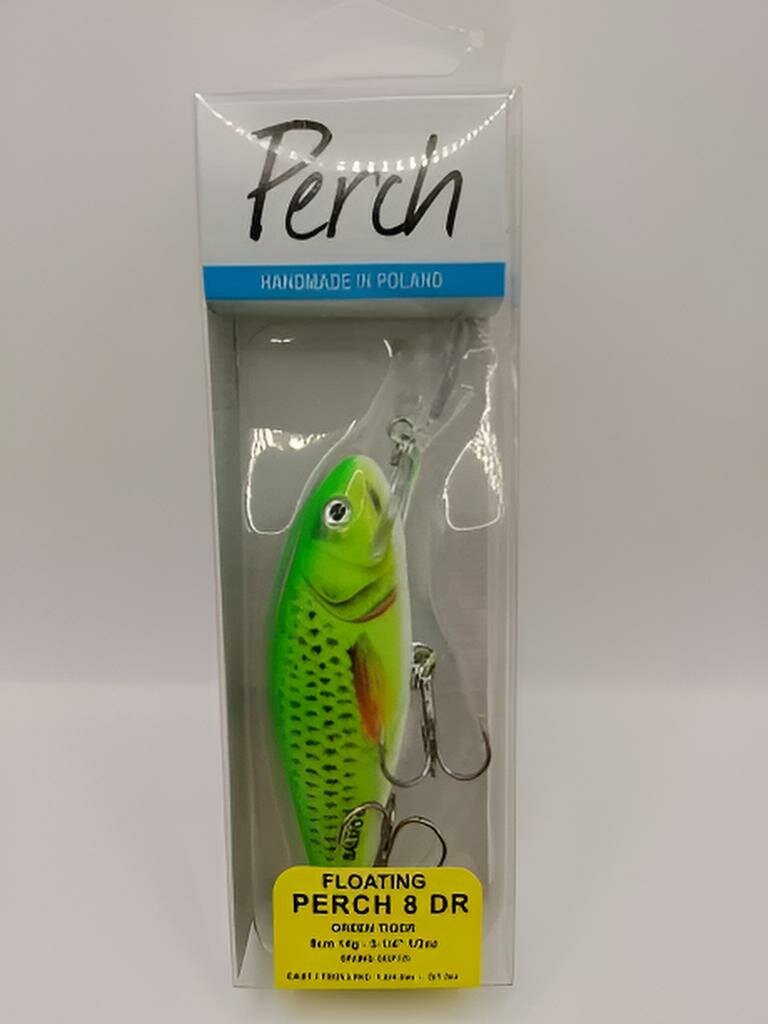 Плавающий воблер Salmo PERCH DR 8: 80мм, 14г для троллинга и кастинга