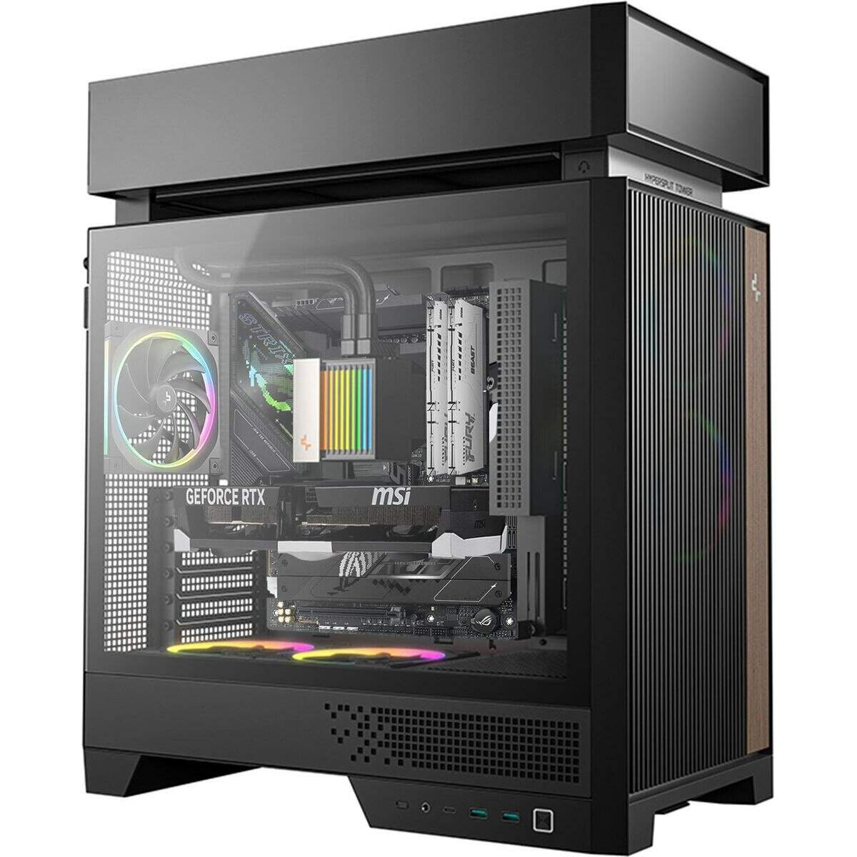 (Z1016693) (ТХП) Miditower: Core Ultra 7 265KF/ 32 Гб/ 2 Тб SATA SSD/ 1 Тб NVMe SSD/ 16 Гб GeForce RTX5070Ti/ 2.5 Гбит/ WiFi/