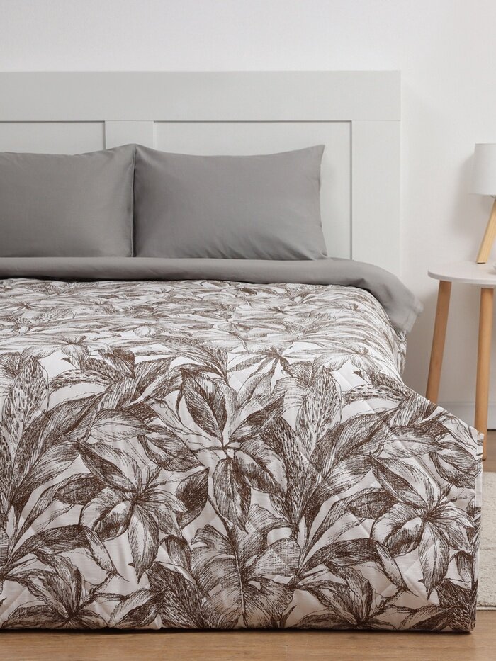 Покрывало евро LoveLife Tropics, 200×230±5 см, жатка