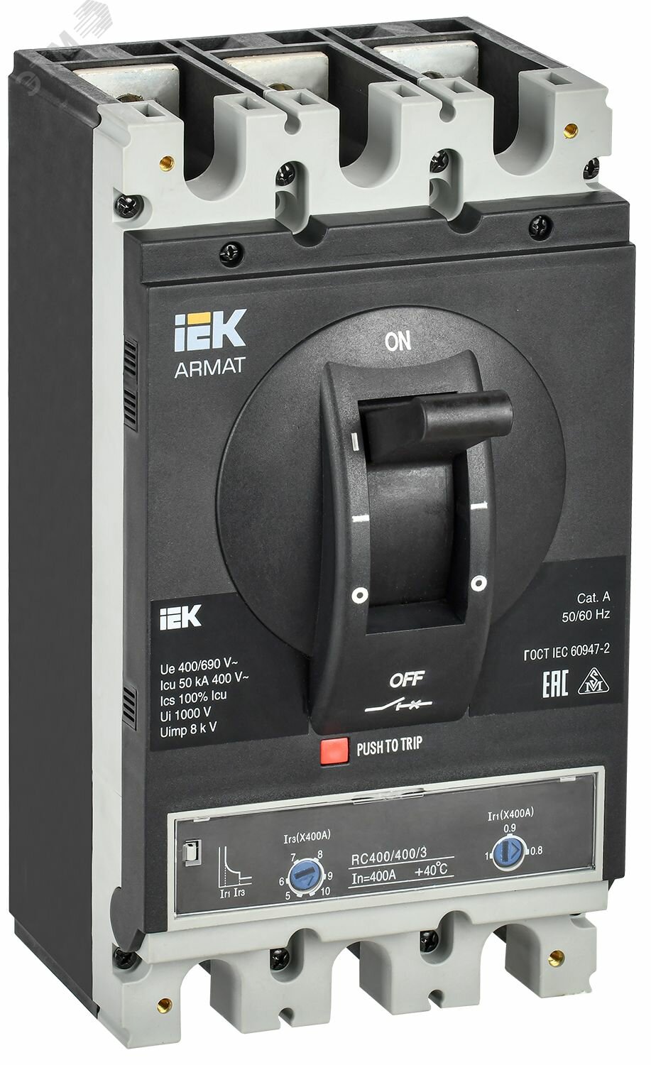 AR-MCCB-3H-050-0400A-ATUC Автоматический выключатель IEK