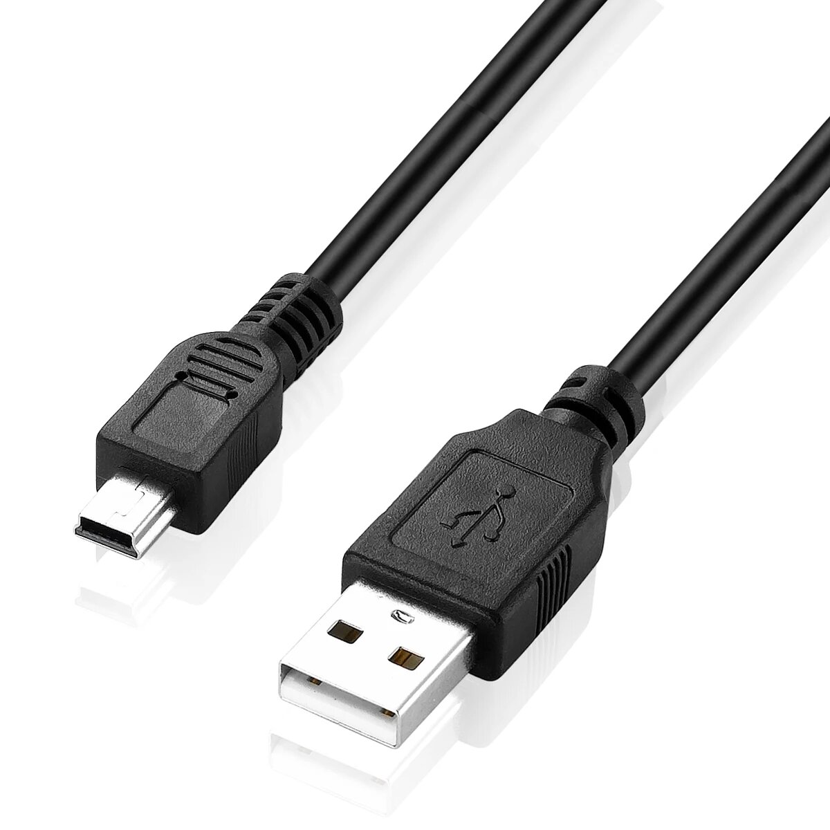 Кабель USB 2.0 A - Mini USB, 3 м, экранированный