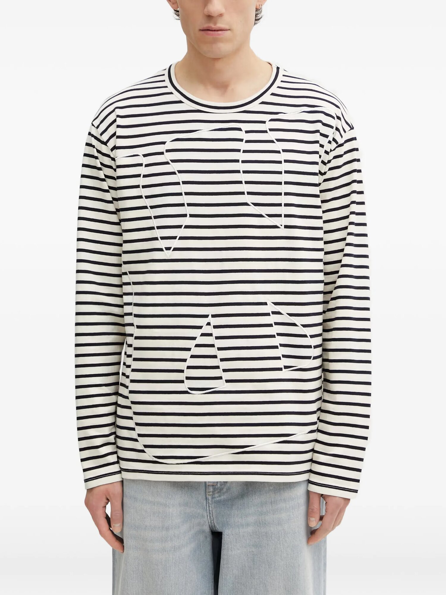 Футболка Crown striped long-sleeve T-shirt