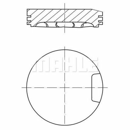Поршень двигателя Knecht/Mahle 033PI00013100