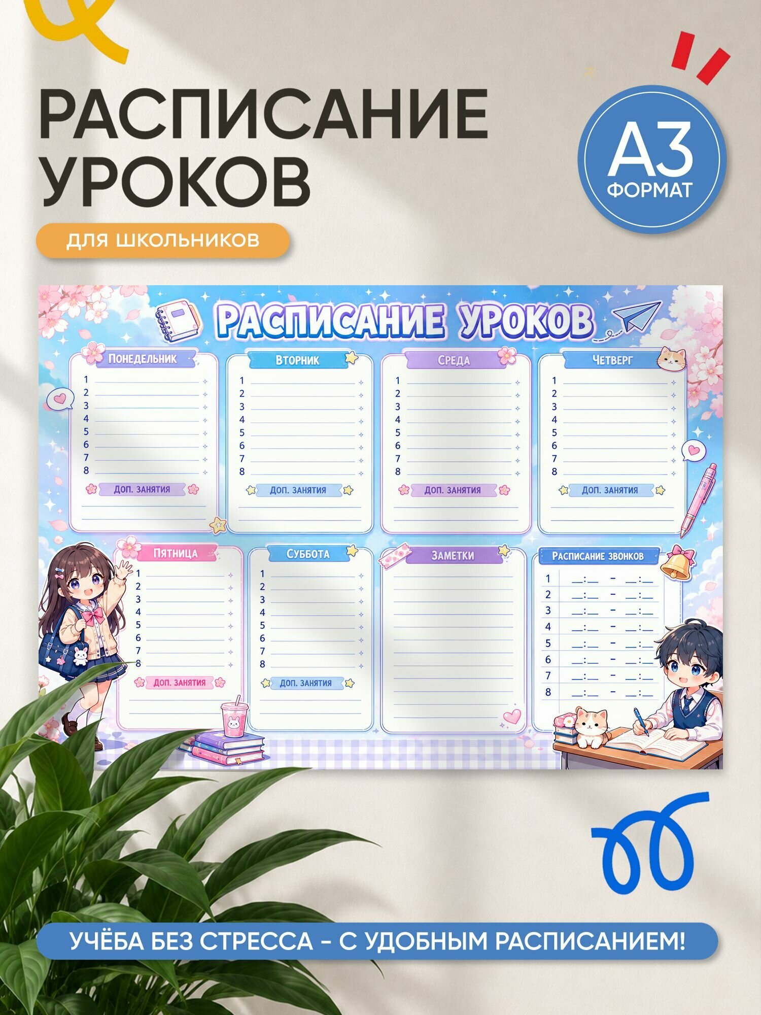 Расписание уроков Аниме