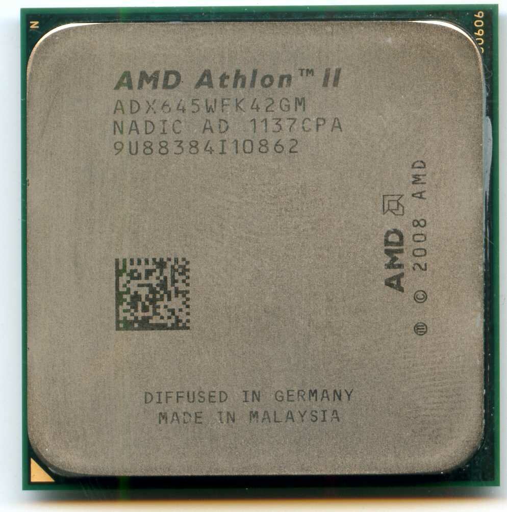 Процессор Socket-AM3 AMD Athlon II X4 645 3.1 GHz Propus ADX645WFK42GM NADIC AD