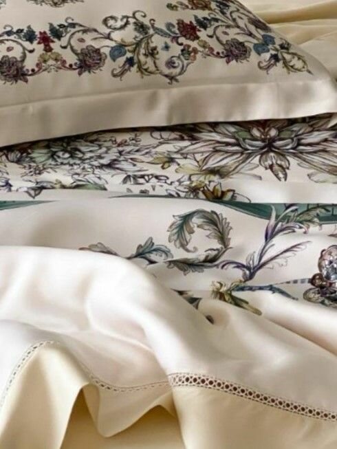 Постельное белье LF Lenzing Tencel, 2 спальный комплект, евро, с одеялом, 100% тенсель — фото 1