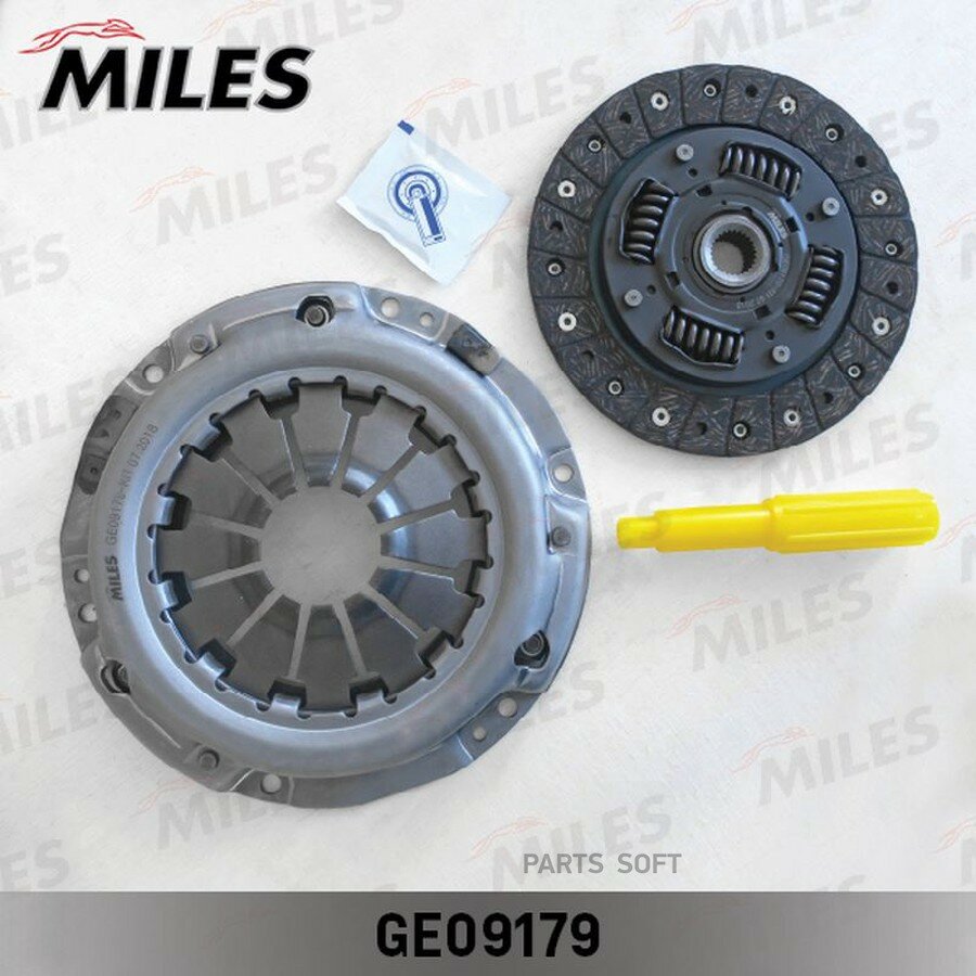 GE09179 MILES Сцепление б/выжимн. NISSAN Note-I, Micra-K12 1.4 '03- (190мм) MILES GE09179 | цена за 1 шт