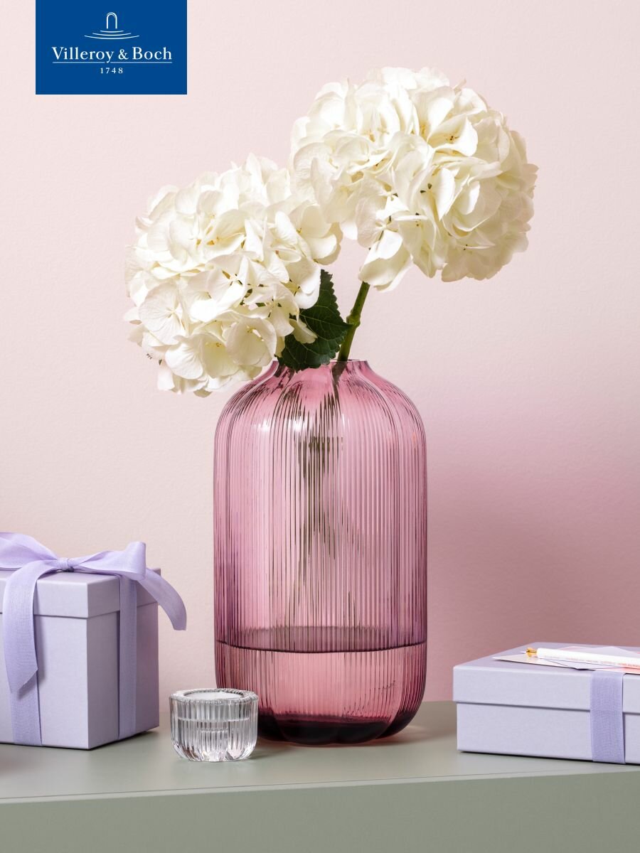 Ваза для цветов 16х28 см, 4000 мл, Fleur cassis, Villeroy & Boch, Стекло