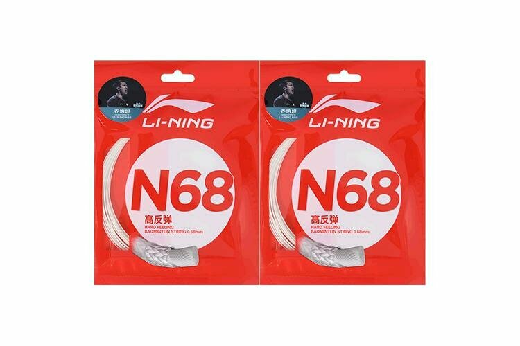 Струны для бадминтона унисекс Li-Ning N68 Stretch Durable And Durable, 23-25 Lbs
