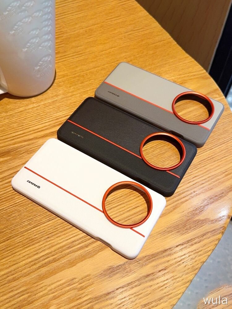 Чехол для OnePlus 13 TPU+PC с круглой вырезом для камеры, оранжевая полоса, wula, для защиты — фото 1