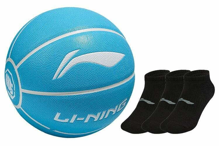 Баскетбольный мяч унисекс Li Ning Pu, размер 7, тренировочный, версия для материкового Китая