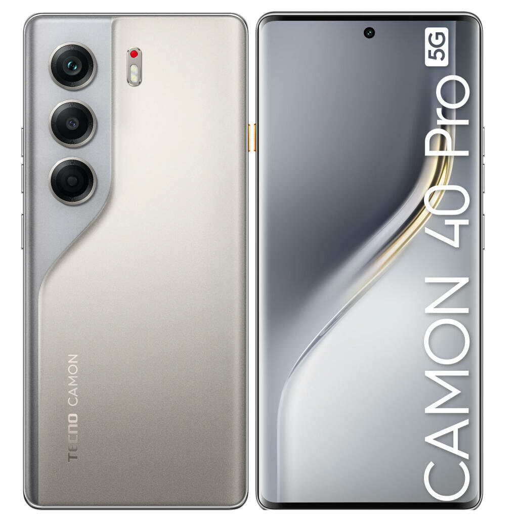 Смартфон TECNO CAMON 40 Pro 5G, 8/256Gb, Sandy Titanium (Бежевый/Серый)