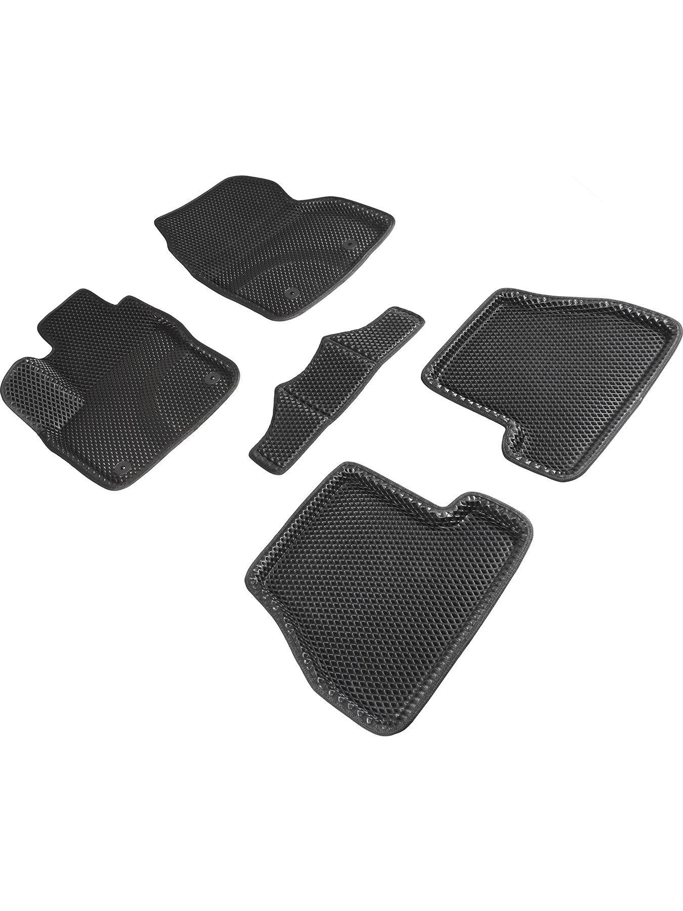 Коврики EVA 3D ромб для Ford Focus III рест. МКПП 2015-2019 Seintex 95243