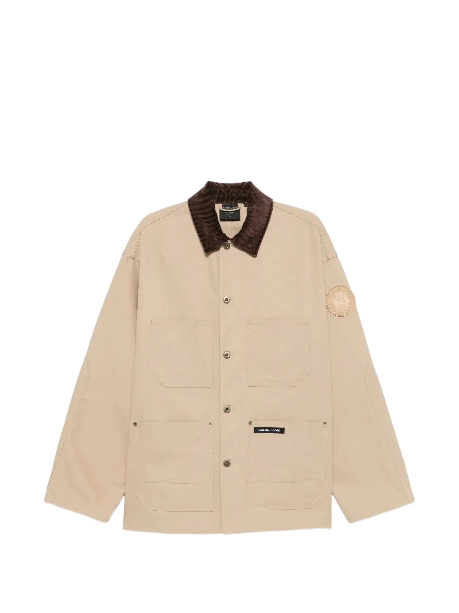 Куртка Corduroy-collar patch-pocket jacket