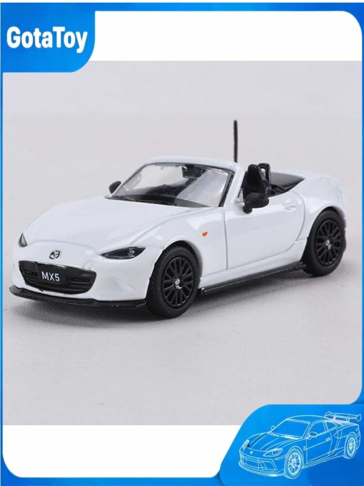 Миниатюрная модель автомобиля из литого металла Мазда MX-5 Miata (ND) RF модель автомобиля Игрушки 1:64 Mazda MX-5 Miata (ND) RF