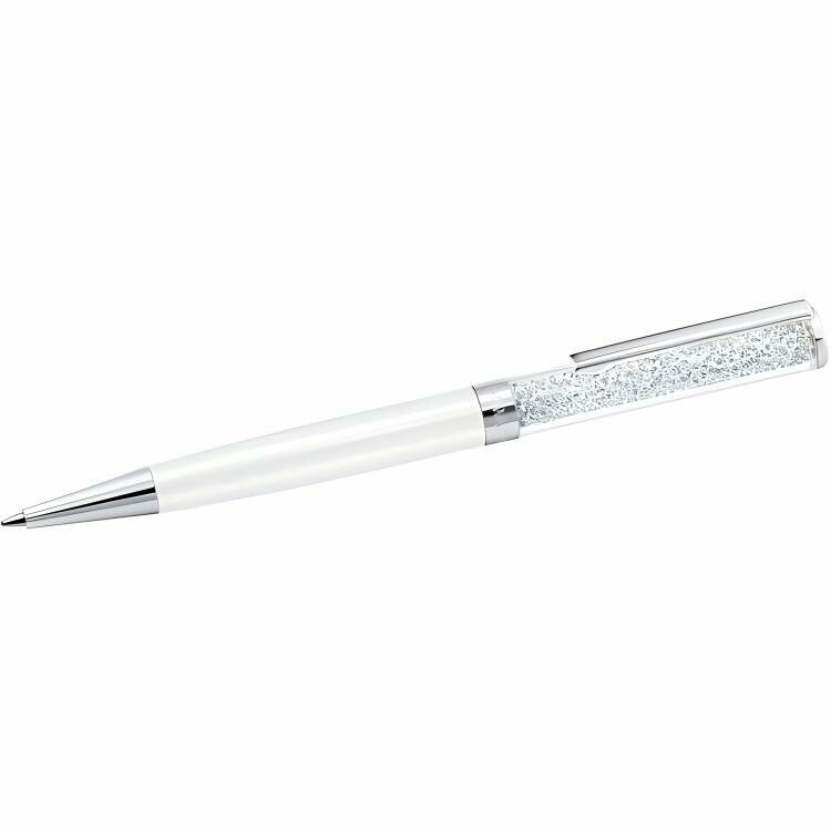 Ручка шариковая унисекс Swarovski Crystalline Chrome Plated White 1297451708