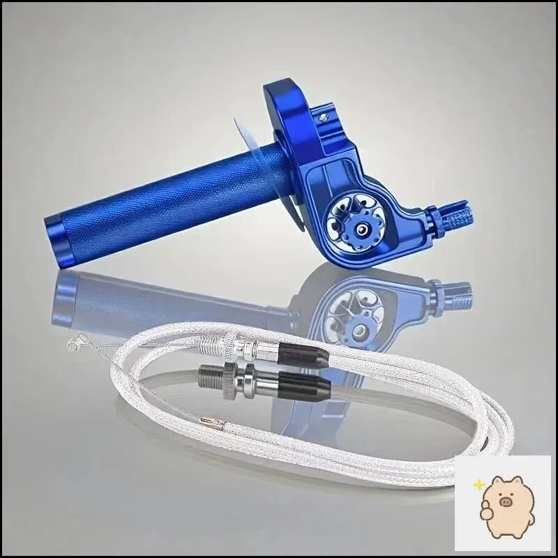Многоцветный 7/8" 22 мм мотоциклетная ручка газа из алюминиевого сплава CNC с быстрым поворотом и тросом