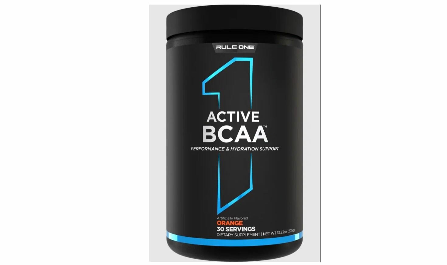 Rule One, R1, Active BCAA, БЦАА, 30 порций, порошок (Апельсин)