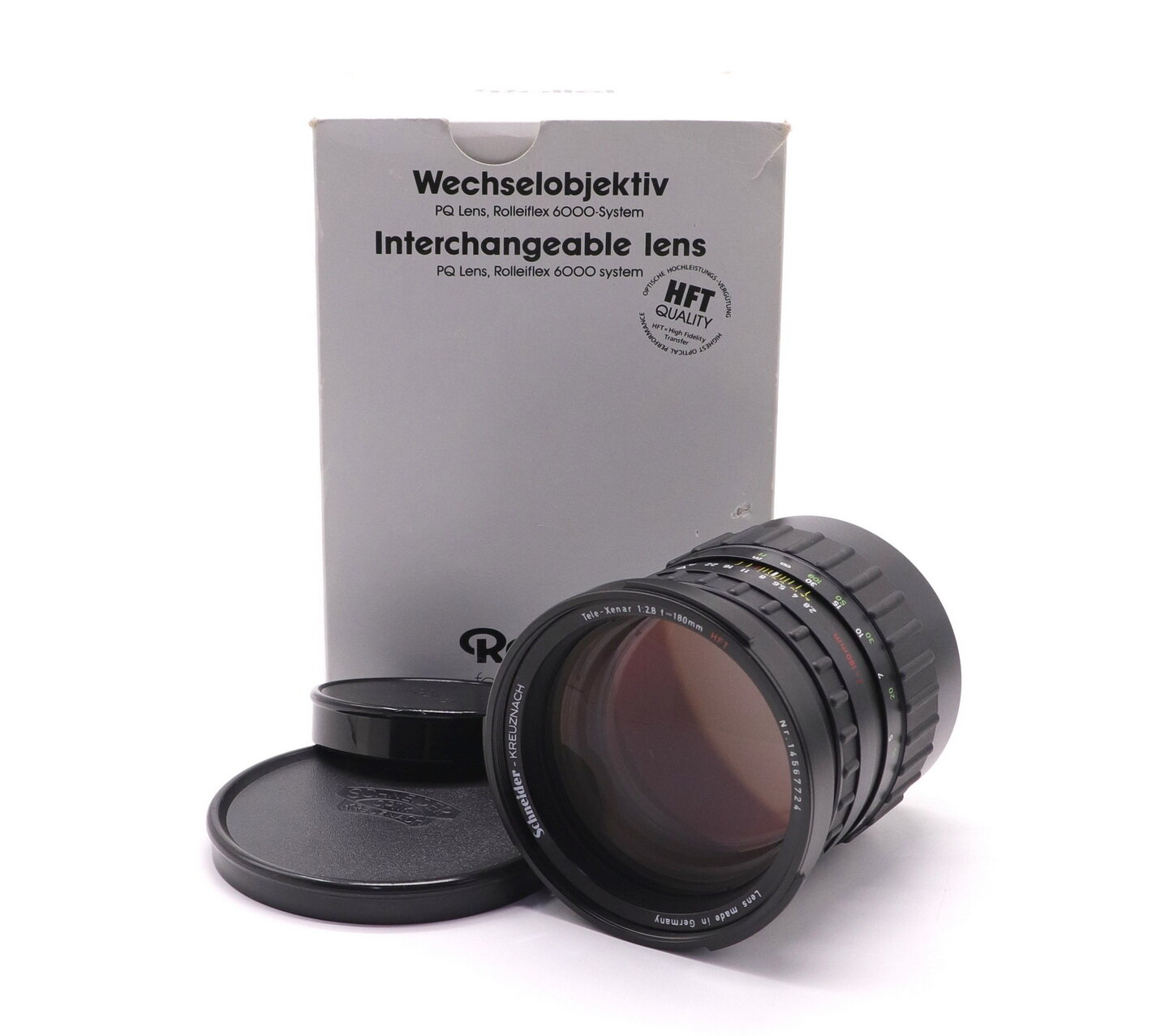 Schneider-Kreuznach Tele-Xenar 180mm f/2.8 HFT в упаковке