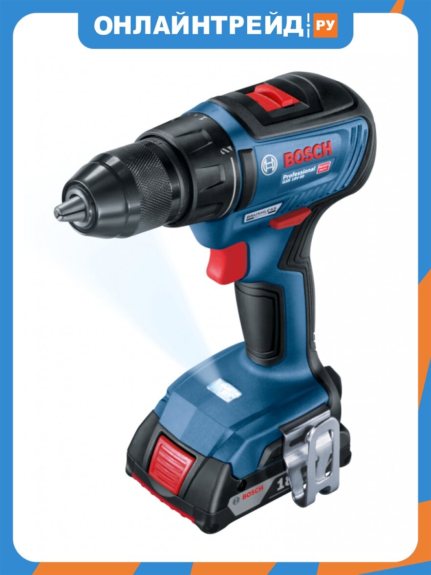 Дрель-шуруповерт аккумуляторная Bosch Pro Bosch GSB 18V-50 (0.601.9H5.120)