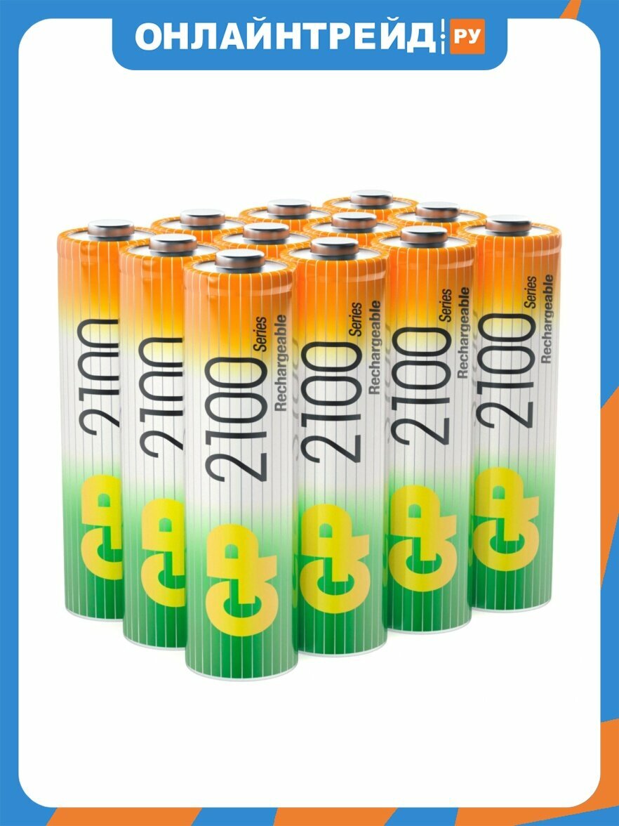Аккумулятор Gpg GP LR6 AA 2100 mAh (уп 12 шт)