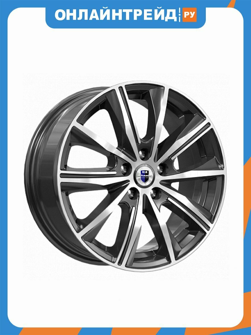 Диск K&k Арнар 6x15/4x100 D60.1 ET40 алмаз чёрный