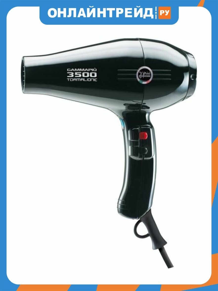 Фен Gamma Piu 3500 Tormalionic, черный