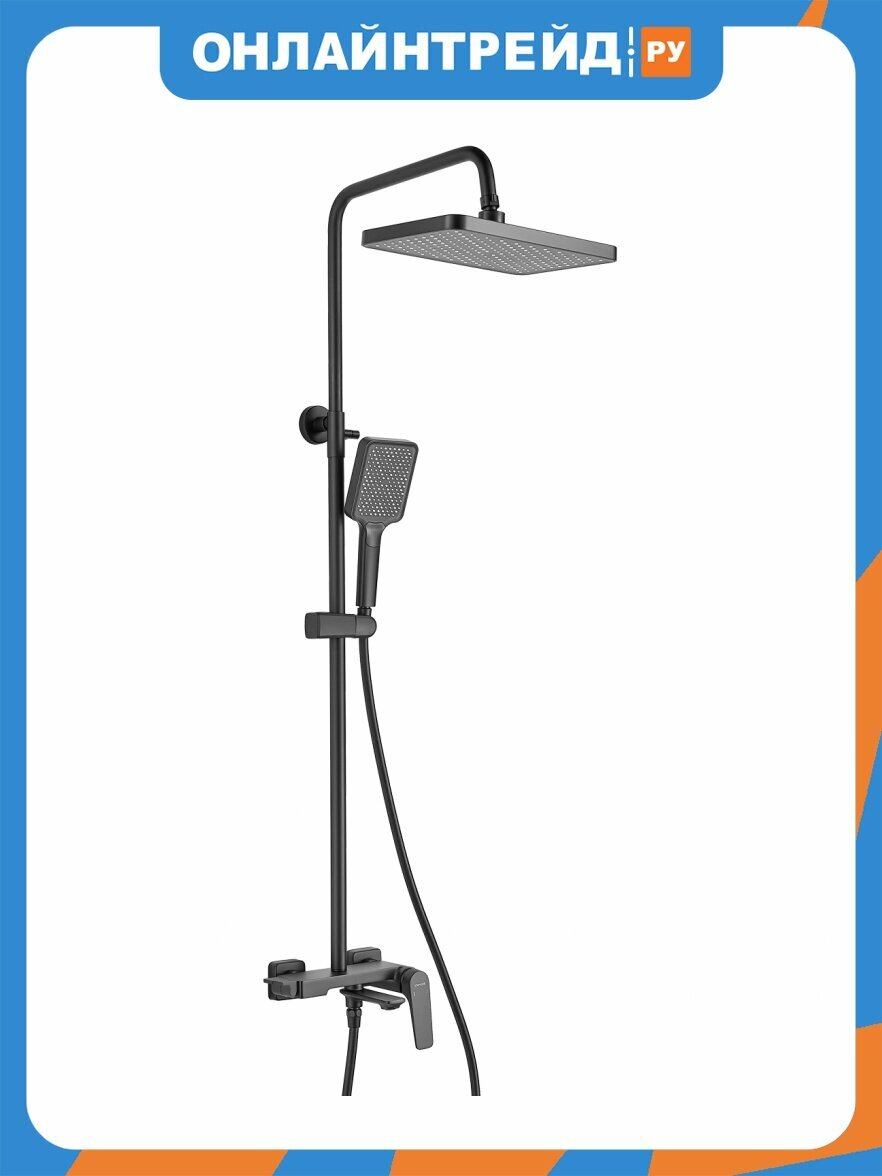 Душевая система Shevanik S4226H, черный