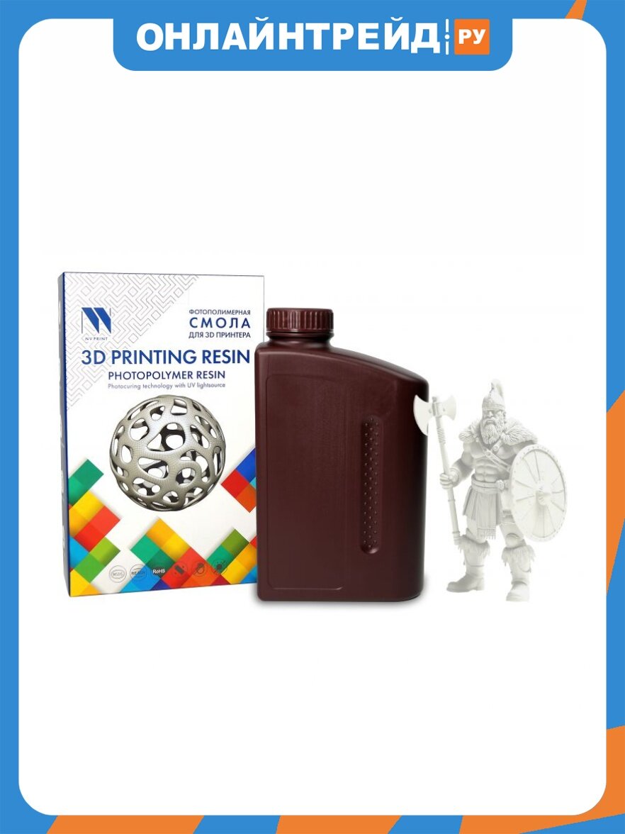 Фотополимерная смола NV Print NVPRINT Plant Based Resin Clear для 3D печати 1 кг (бут)