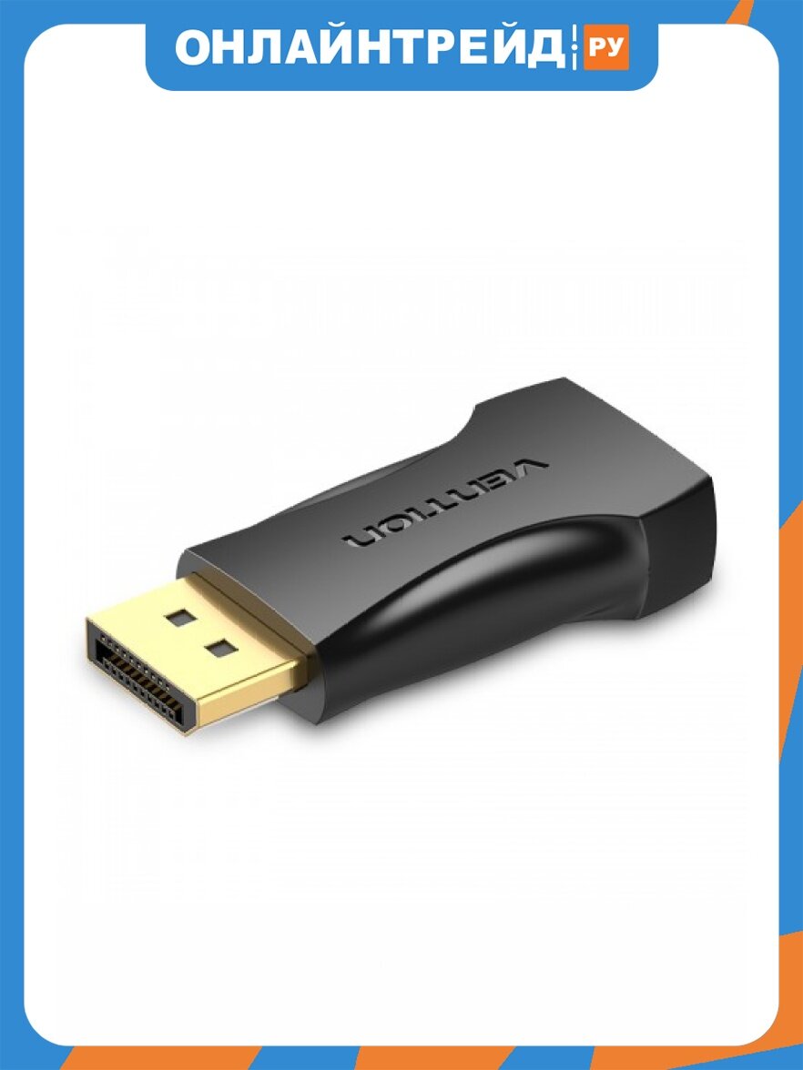 Адаптер-переходник Vention DisplayPort 20M > HDMI F 4K HBPB0