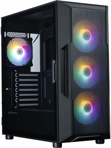 Компьютерный корпус ZALMAN I3 NEO V2 (I3 NEO V2 Black) черный - Midi Tower, ATX, USB 3.2 Gen 1 Type-A, USB 2.0 Type-A