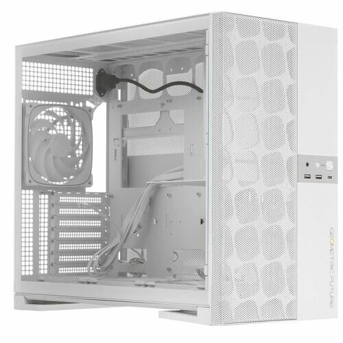 Компьютерный корпус Geometric Future Model 5 Vent (1AM5VTWT01100) белый - Midi Tower, E-ATX, USB 3.2 Gen 1 Type-A, USB 3.2 Gen 1 Type-C